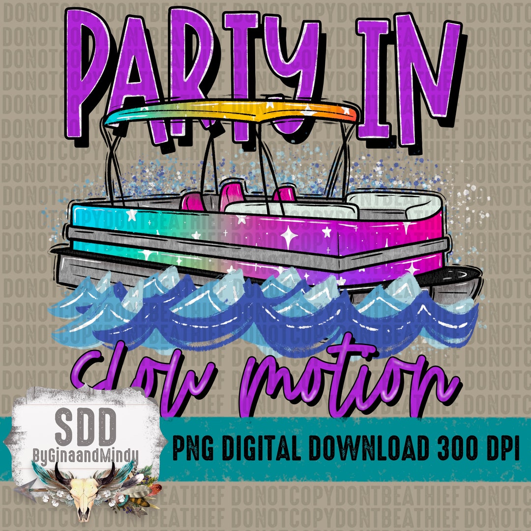 Party in Slow Motion PNG Summer, Lake, Boat, Trendy, Pontoon, Boatin ...