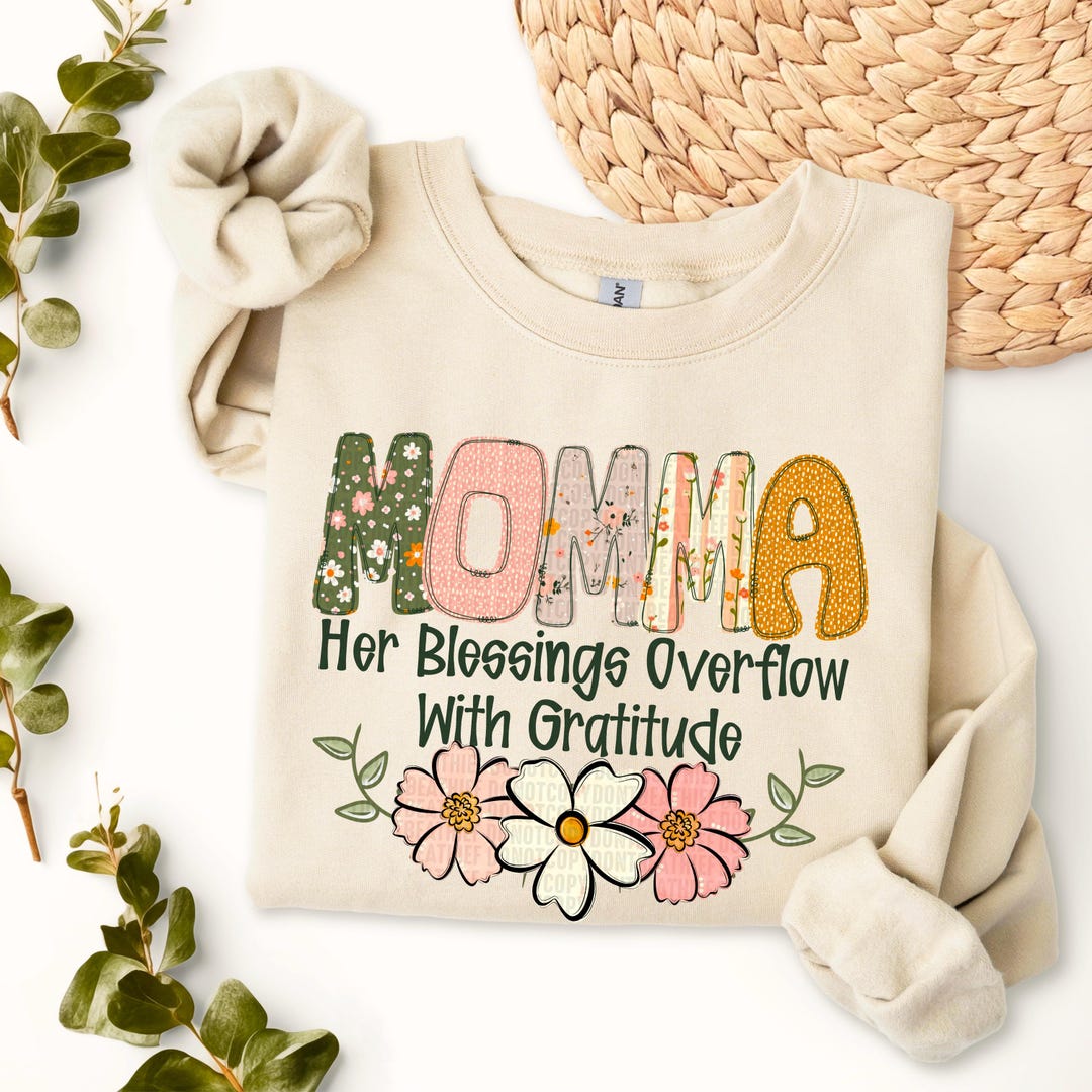 Momma PNG | Trendy, Doodle Letters, Blessings, Floral, Spring, Boho ...