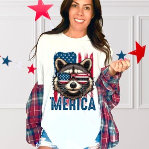 Merica' PNG | Raccoon, American Flag, America, 4th, Fourth, July, Flag ...