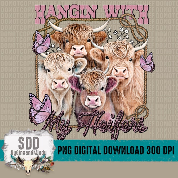 Hanging With My Heifers Svg - Etsy