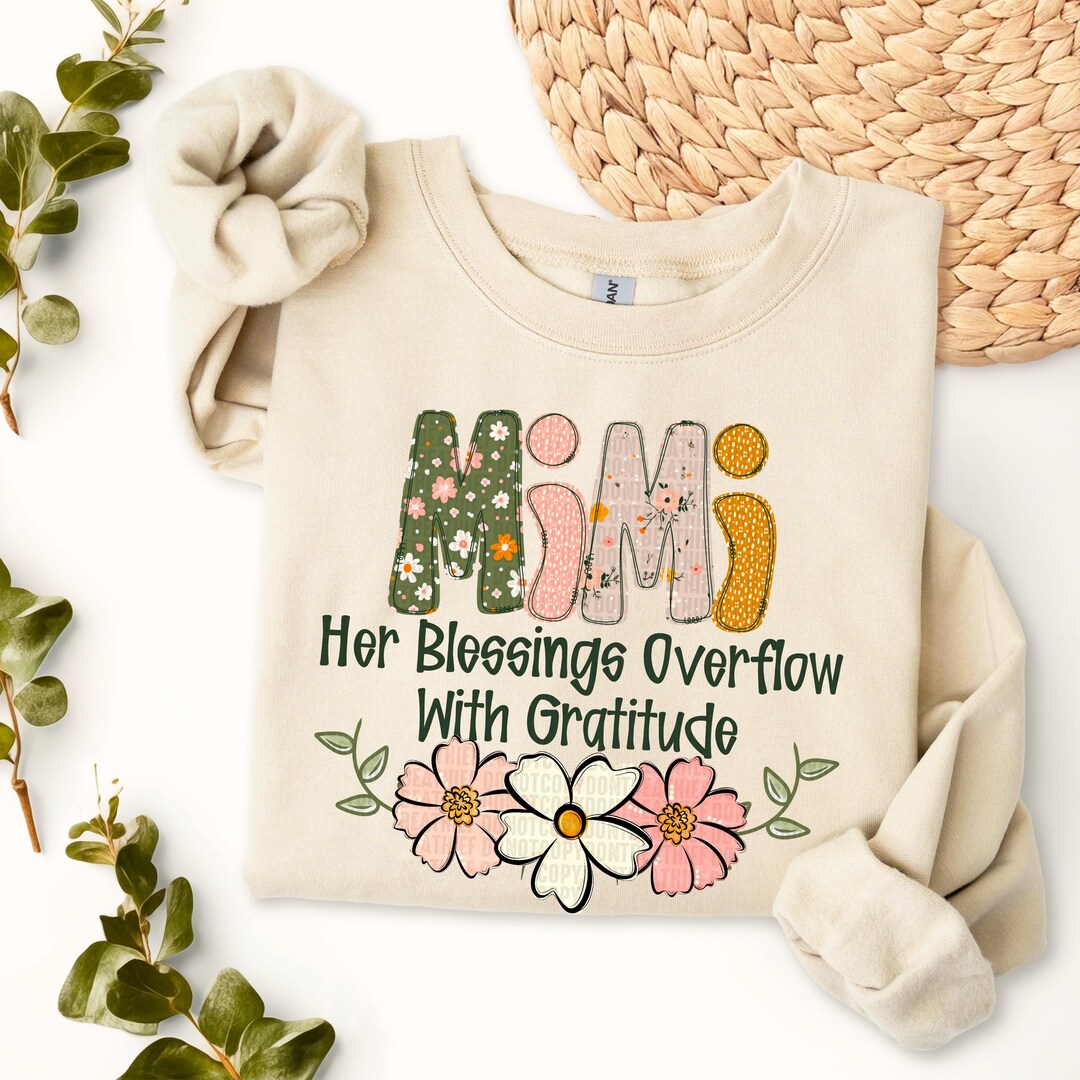 Mimi PNG | Trendy, Doodle Letters, Blessings, Floral, Spring, Boho ...