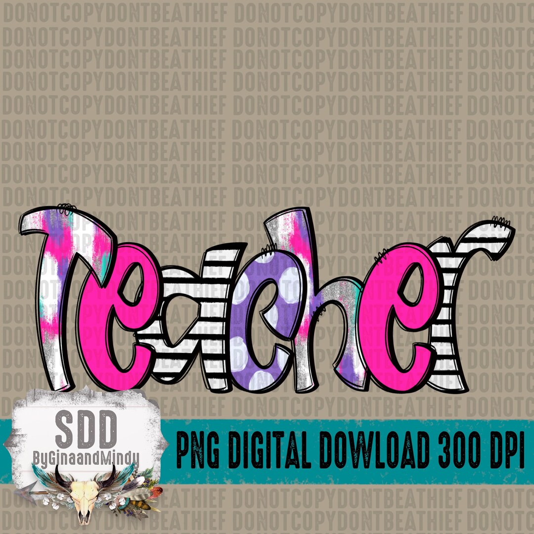 Teacher PNG | Trendy, Name, Occupation, Occupational, Brush Strokes ...