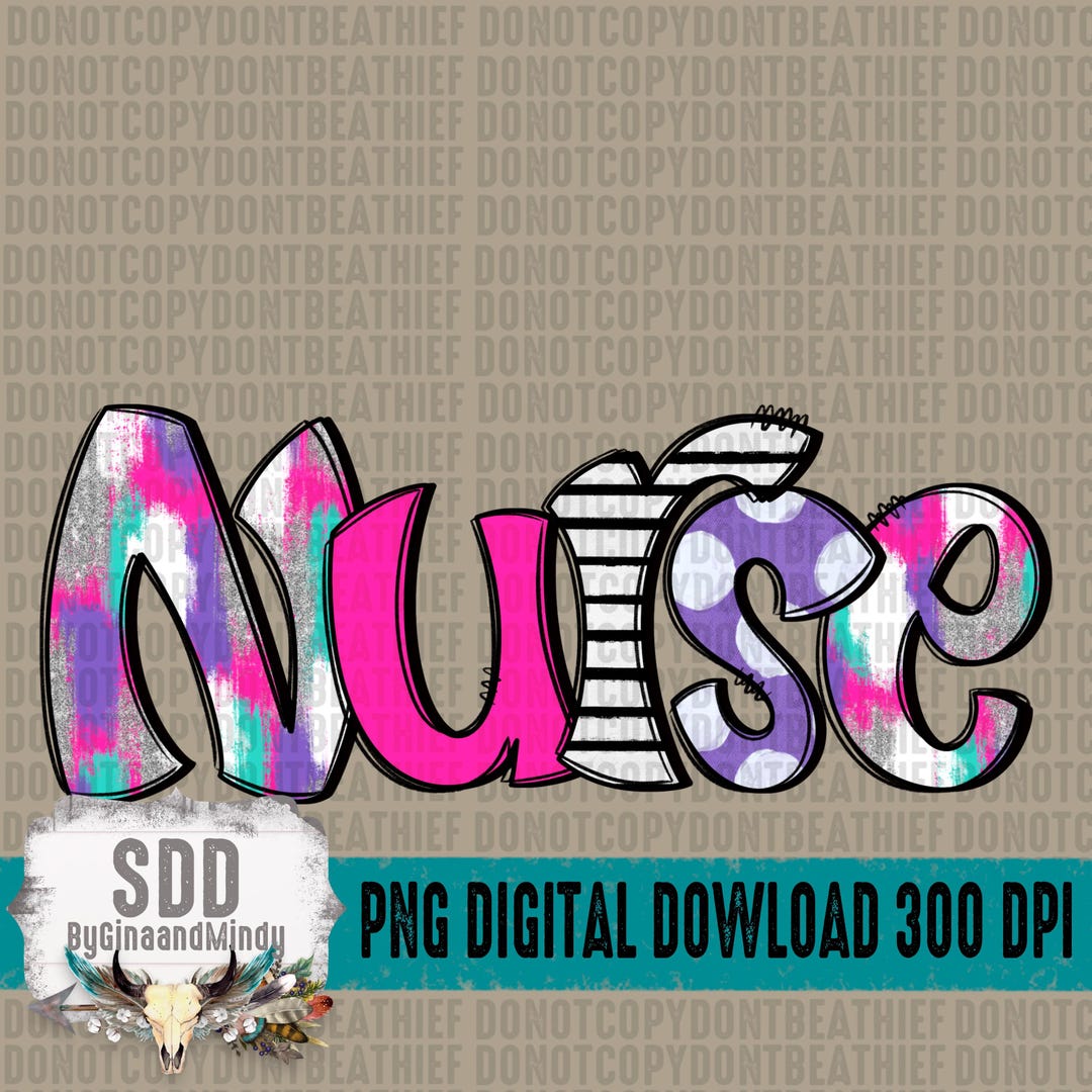 Nurse PNG | Trendy, Name, Occupation, Occupational, Brush Strokes, Faux ...