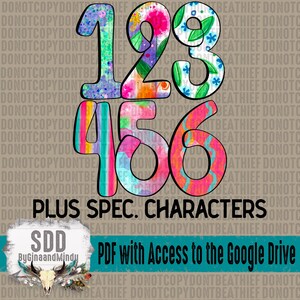 Watercolor Whimsy Doodle Alpha PNG Bundle Set | Doodle Letters, Dots ...