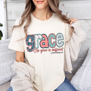His Grace PNG | Faith, Faux Stitched Embroidery, Grace, Floral ...