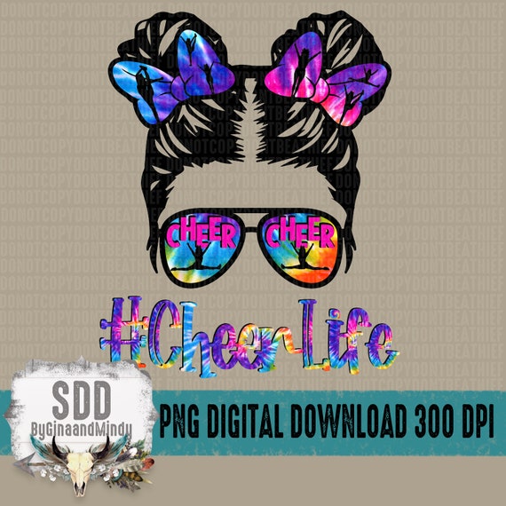 Cheer Life PNG Cheer Sublimation Print School - Etsy