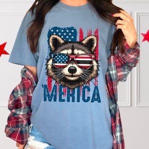 Merica' PNG | Raccoon, American Flag, America, 4th, Fourth, July, Flag ...