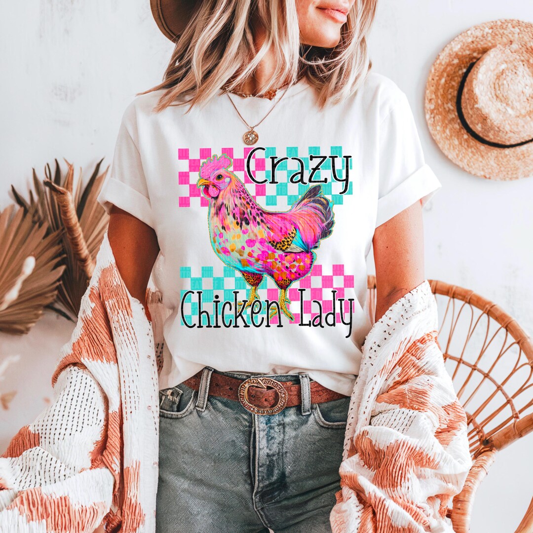 Chicken PNG | Trendy, Glitter, Checkered, Checker, Crazy, Rooster, Hen ...