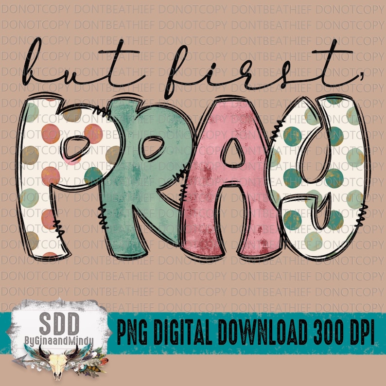 Pray Bundle PNG | Trendy, Christian, Doodle Letters, Faith, Praise ...