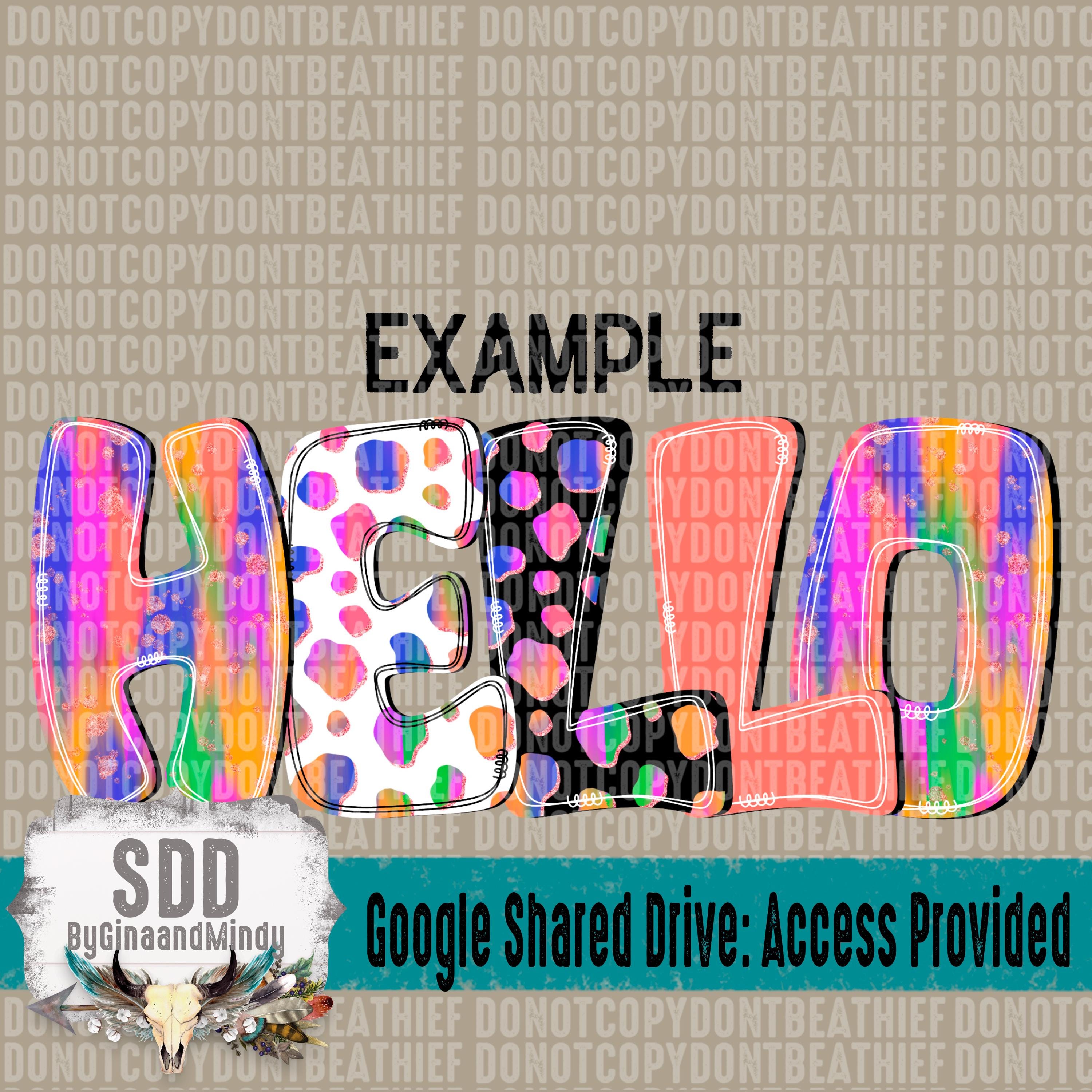 Keke Brush Strokes Leopard Doodle Alpha PNG Bundle Set | Doodle Letters ...