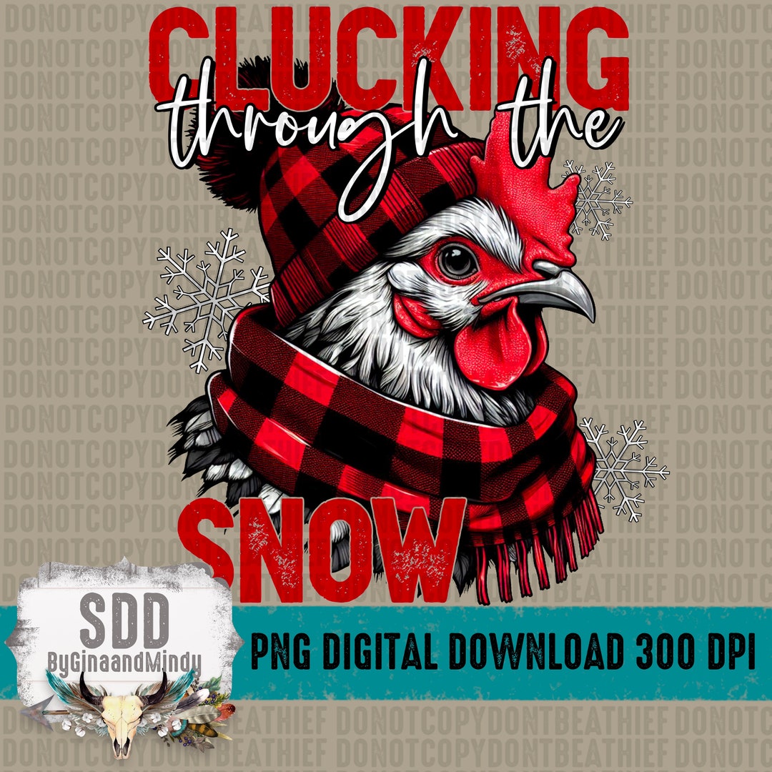 Clucking Through the Snow PNG Cold, Rooster, Chicken, Winter, Animal ...