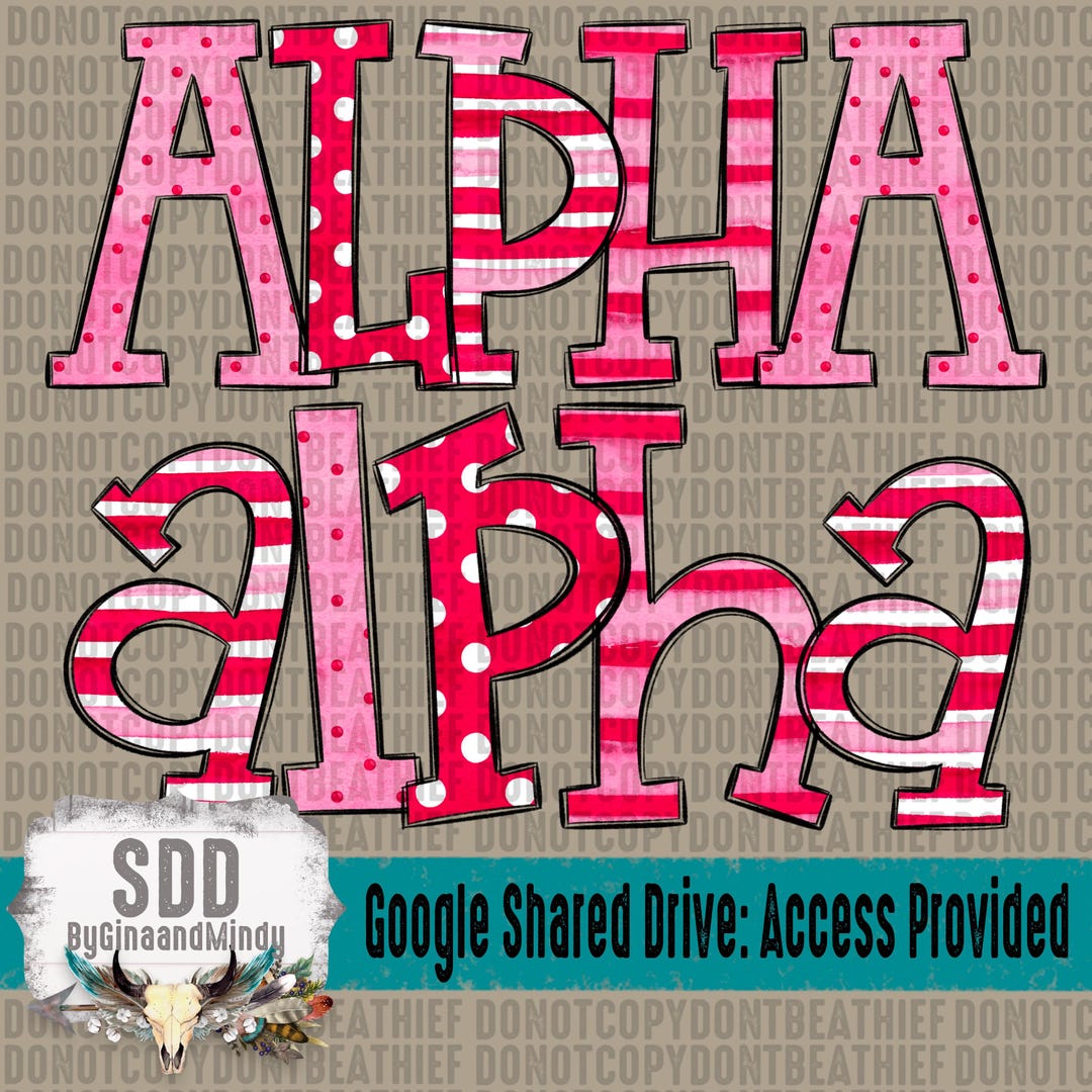 Valentine's Doodle Alpha Set | Letters, Doodles, Dots, Stripes, Red ...