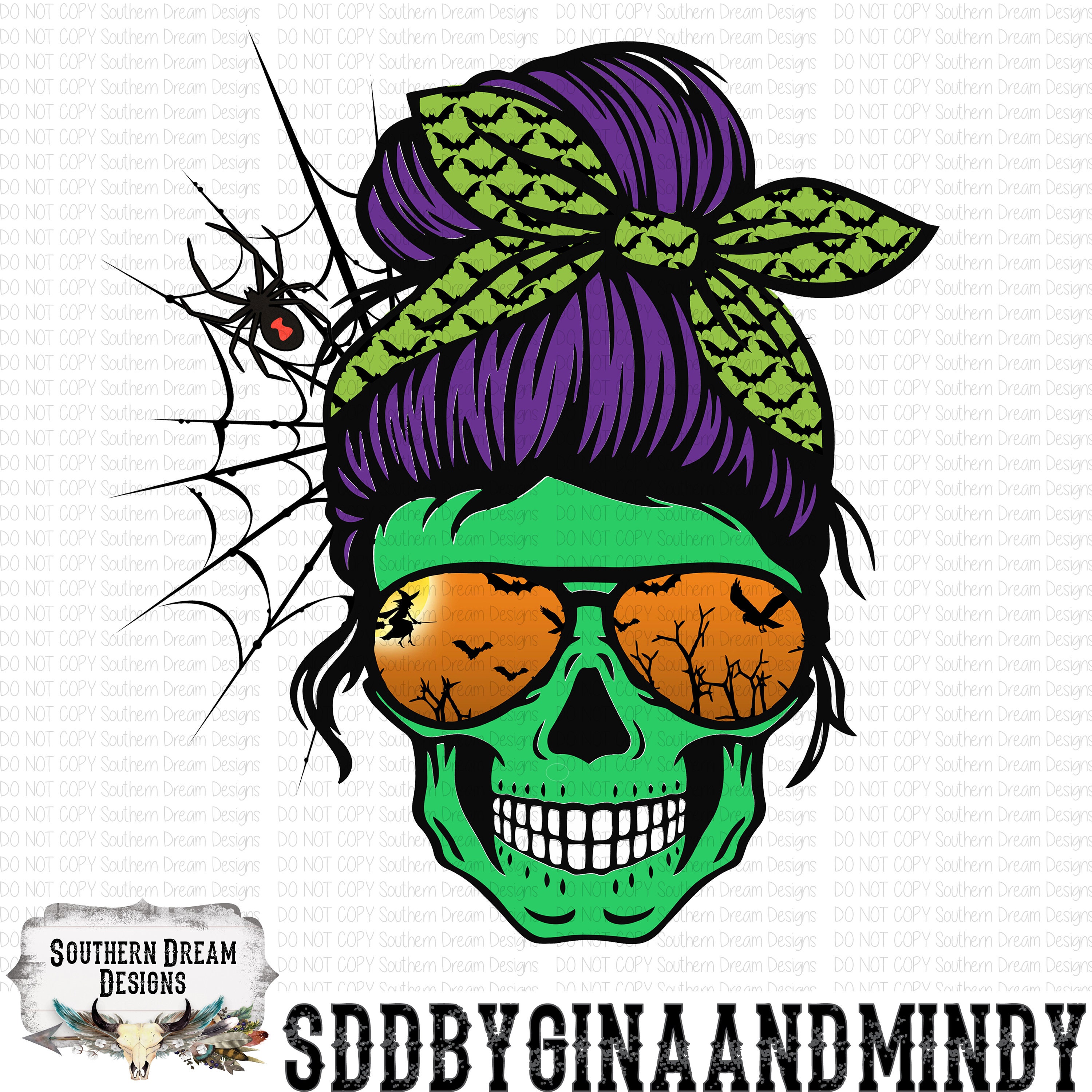 Ready To Press Skull Mom Sublimation Transfer Halloween Etsy