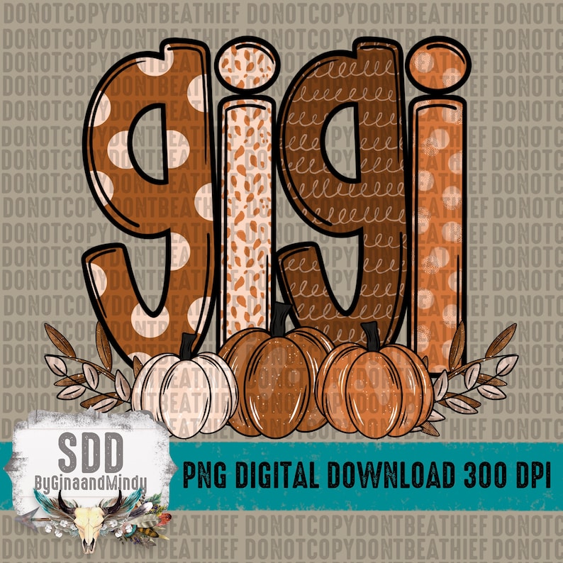 Fall Gigi PNG | | Pumpkin, Pumpkins, Doodle Letters, Autumn, Name ...