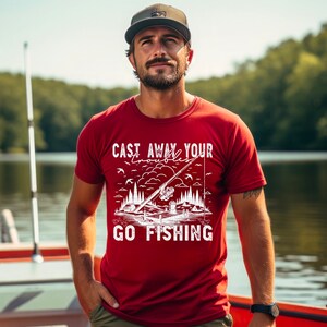Cast Troubles Go Fishing PNG Bundle | Single Color, Men, Male, Faith ...