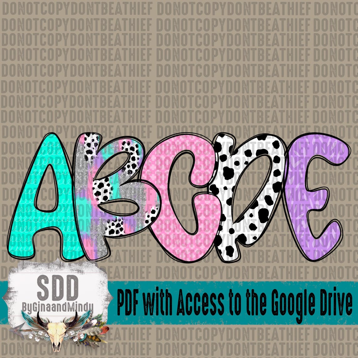 Spring Scribbles Doodle Alpha PNG Bundle Set | Doodle Letters, Dots ...