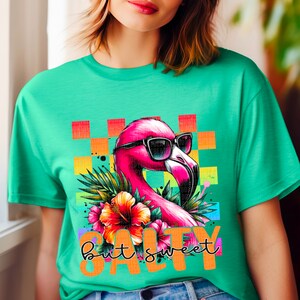 Salty but Sweet Flamingo PNG, Flamingo, Sun, Beach, Summer, Digital ...