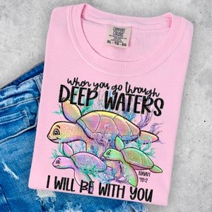 Deep Waters PNG | | Sea Turtle, Summer, Faith, Scripture, Turtles ...