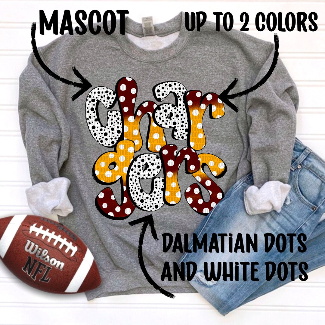 Custom School Spirit PNG | | Doodle, Dots, Stars, Banner, Personalize ...
