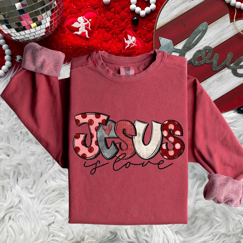 Jesus is Love PNG | | Trendy, Christian, Doodle Letters, Hearts, Faith ...