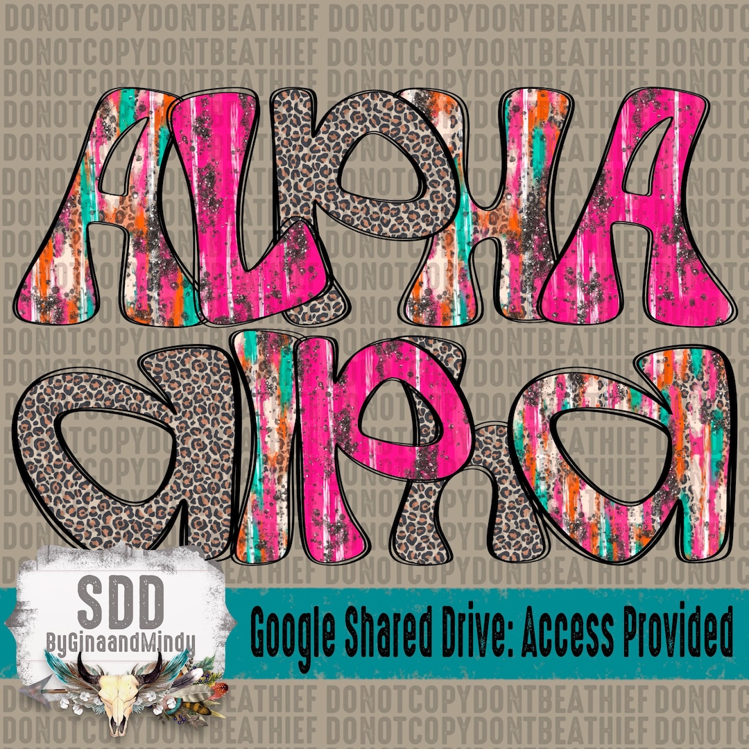 Leopard Brush Strokes Doodle Alpha Set | Letters, Doodles, Glitter ...