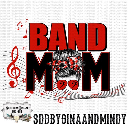 Band MOM SVG/PNG - Etsy