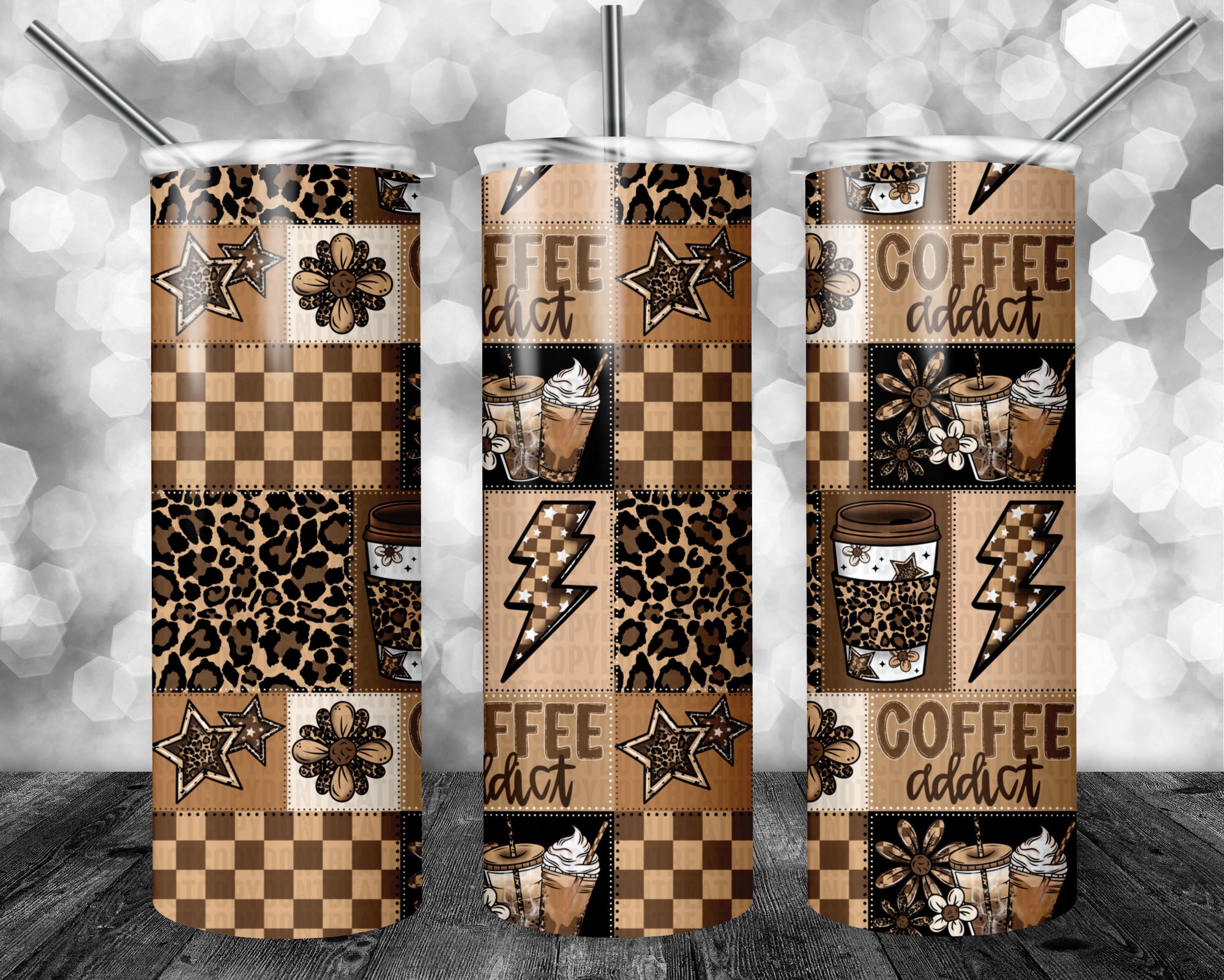 Coffee Patchwork Seamless PNG | Checker, Checkered, Leopard, Brown ...