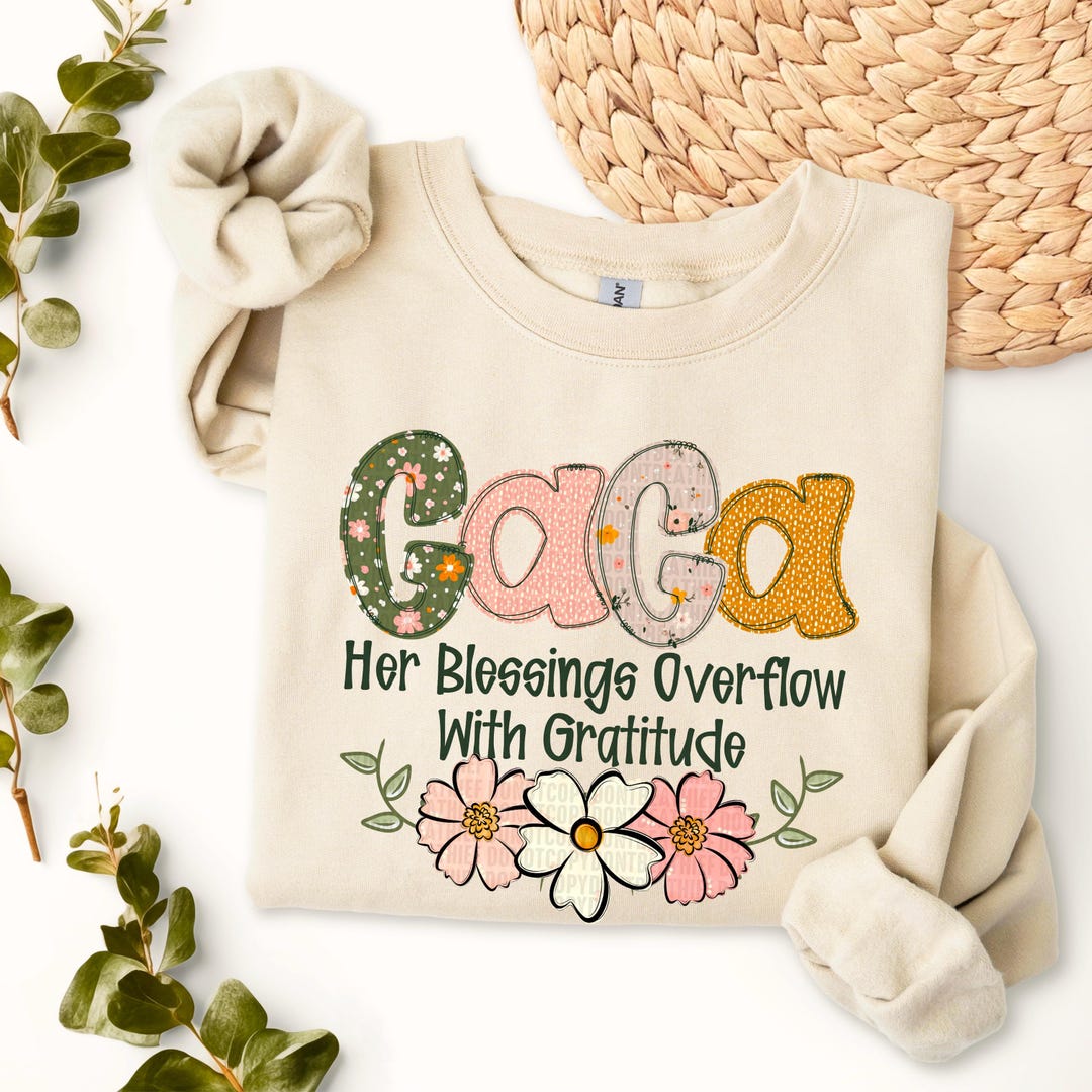 Gaga PNG | Trendy, Doodle Letters, Blessings, Floral, Spring, Boho ...