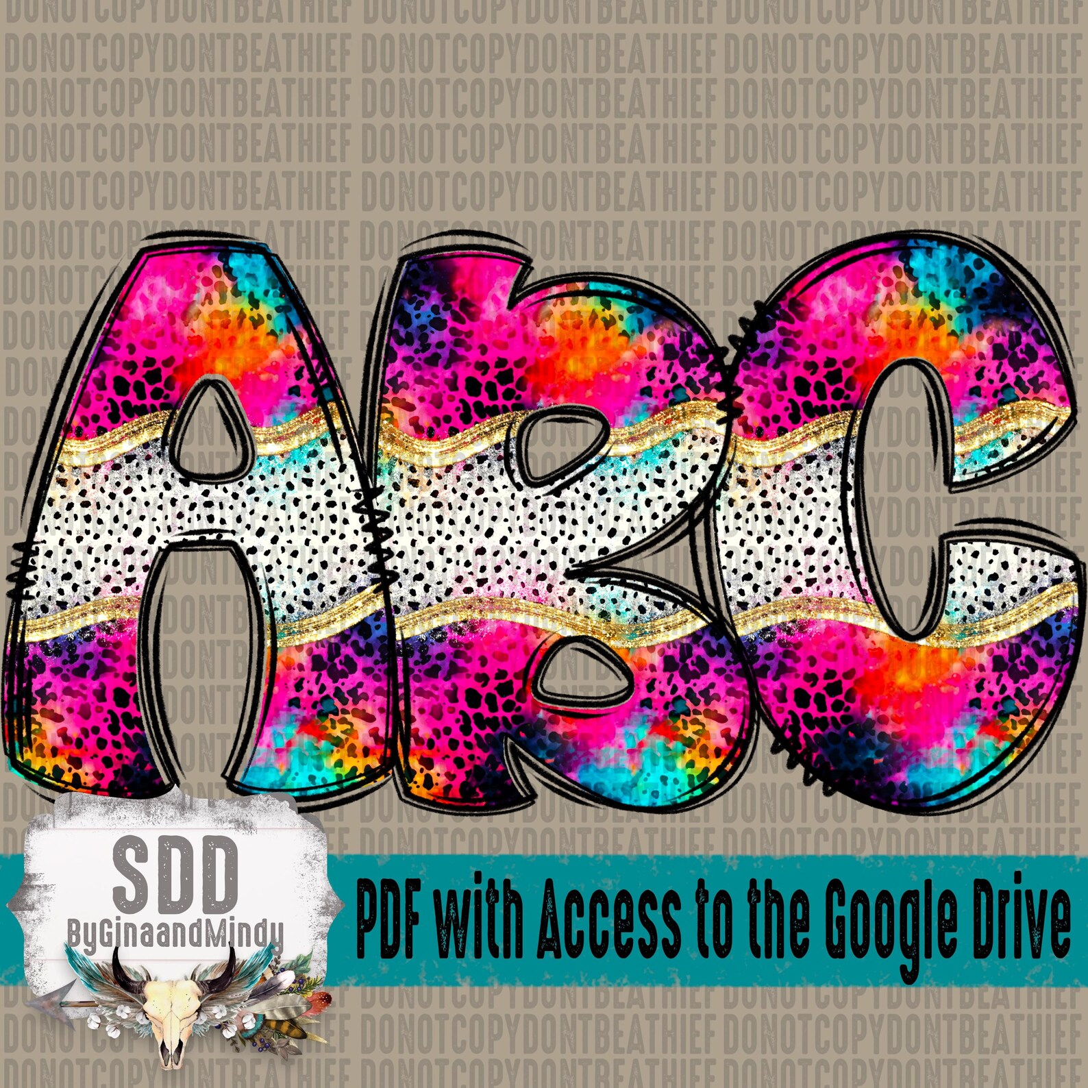 Doodle Alpha PNG Bundle Set | Doodle Letters, Summer, Neon, Glitter ...