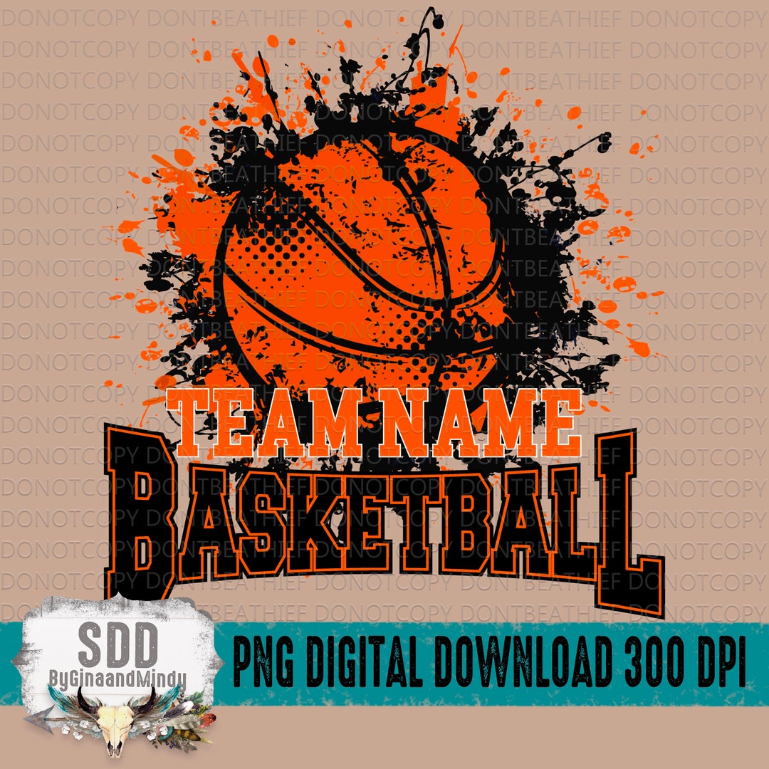 Custom Basketball Team PNG | School, Team, Fall, Sport, Spirit ...