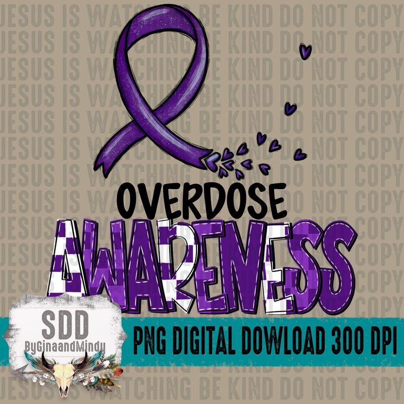 Overdose Awareness Svg - Etsy