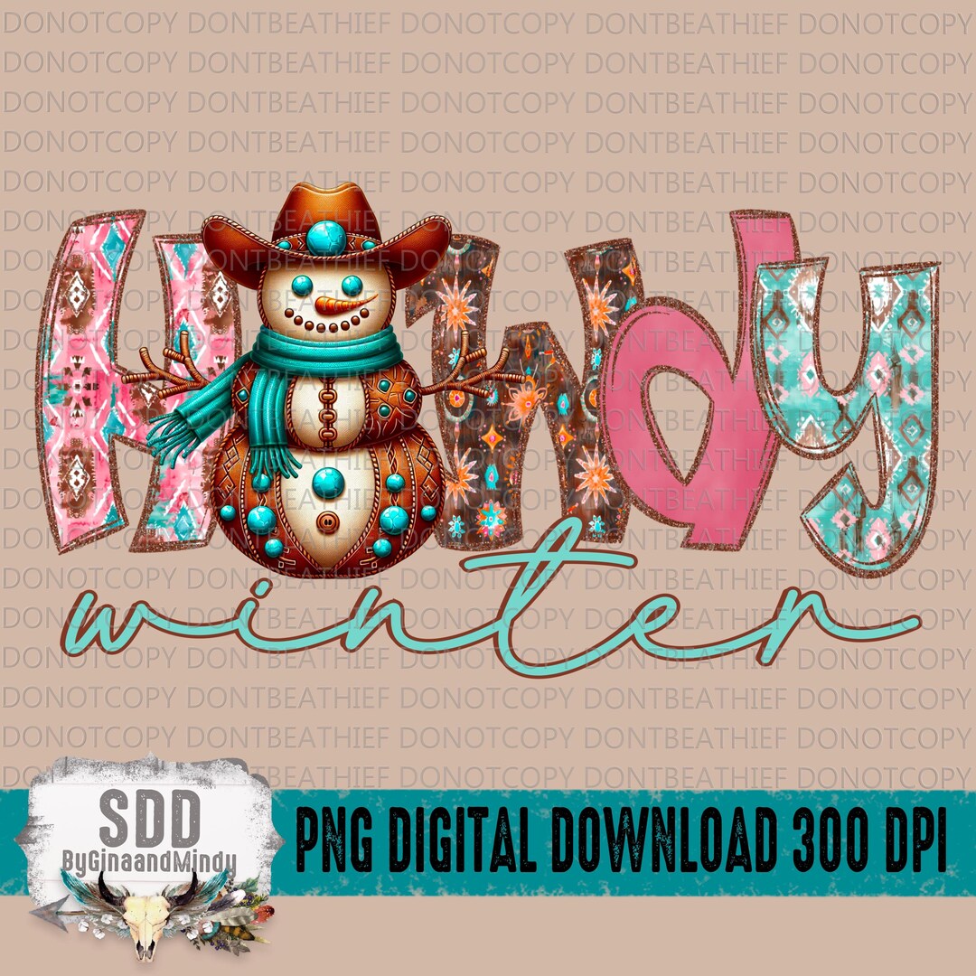 Howdy Winter PNG | Doodle Letters, Cold, Freezing, Winter, Western ...