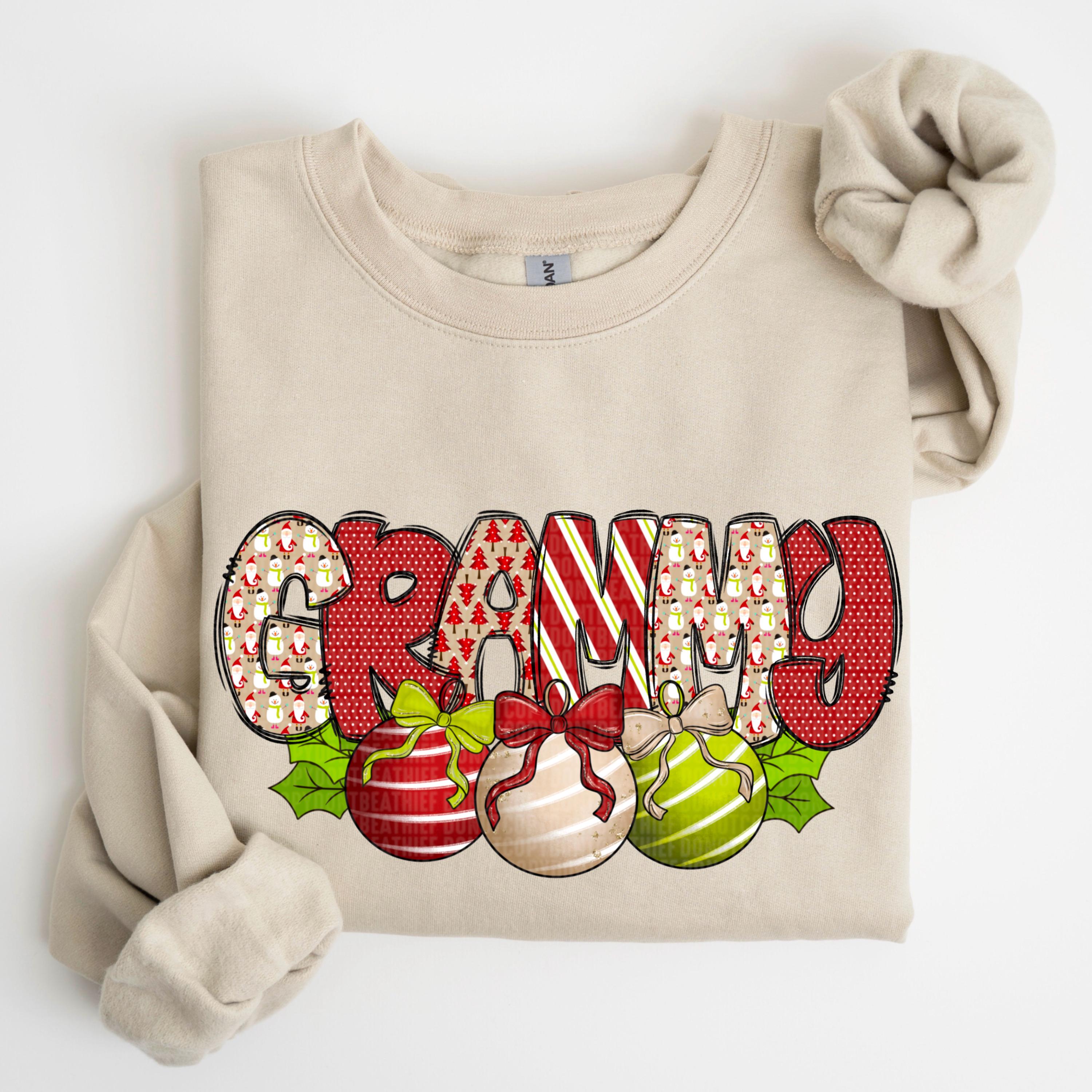 Grammy Christmas PNG | Glitter, Doodle Letters, Christmas, Snowmen ...