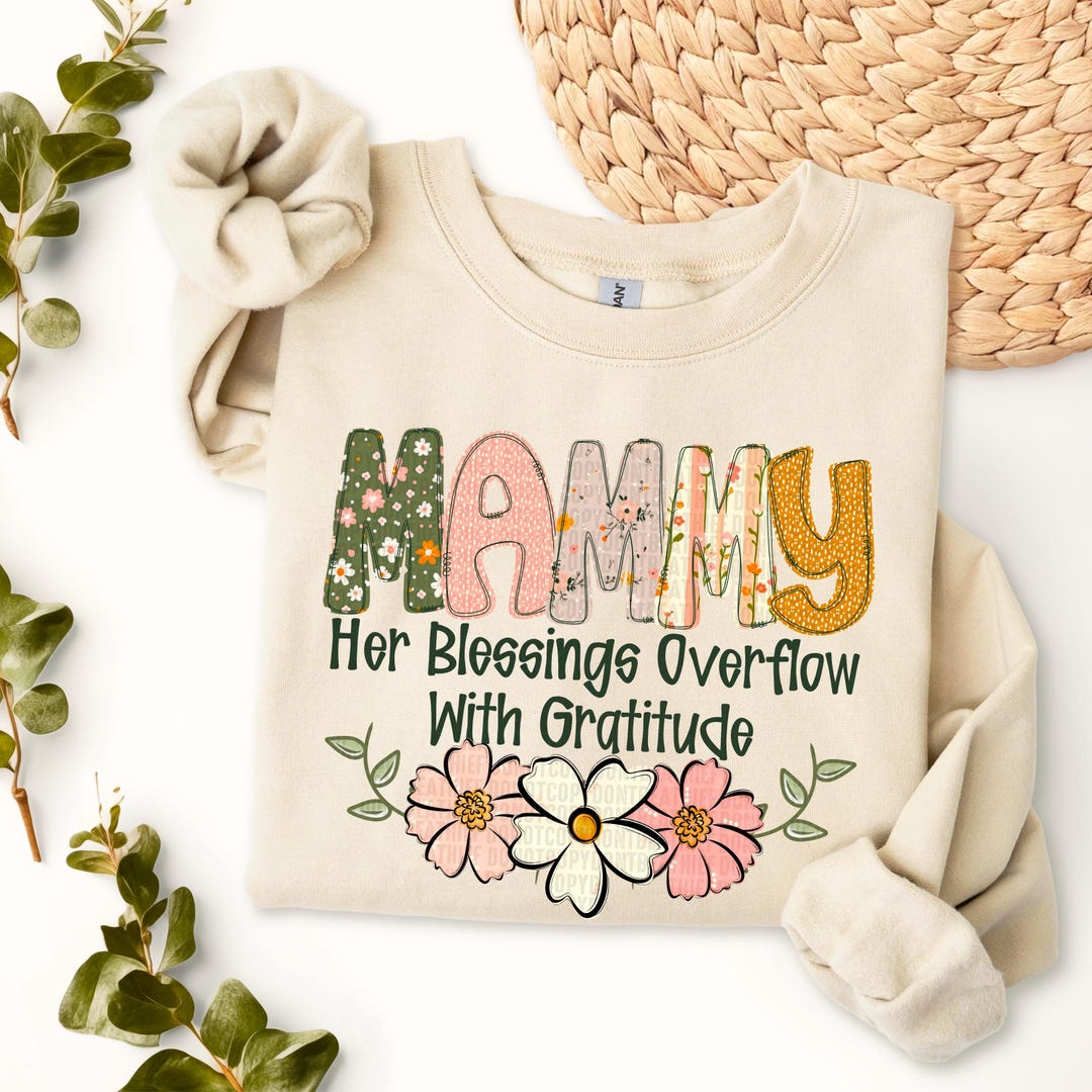 Mammy PNG | Trendy, Doodle Letters, Blessings, Floral, Spring, Boho ...