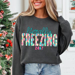 Literally Freezing PNG | Doodle Letters, Cold, Freezing, Winter ...