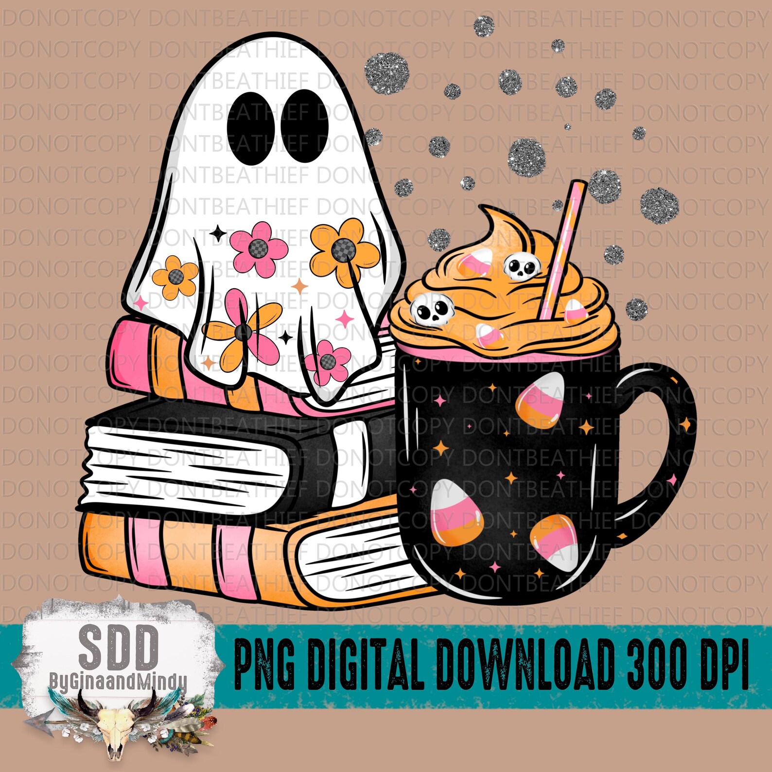 Spooky Reads & Lattes Please Bundle PNG | Trendy, Read, Reading, Reader ...