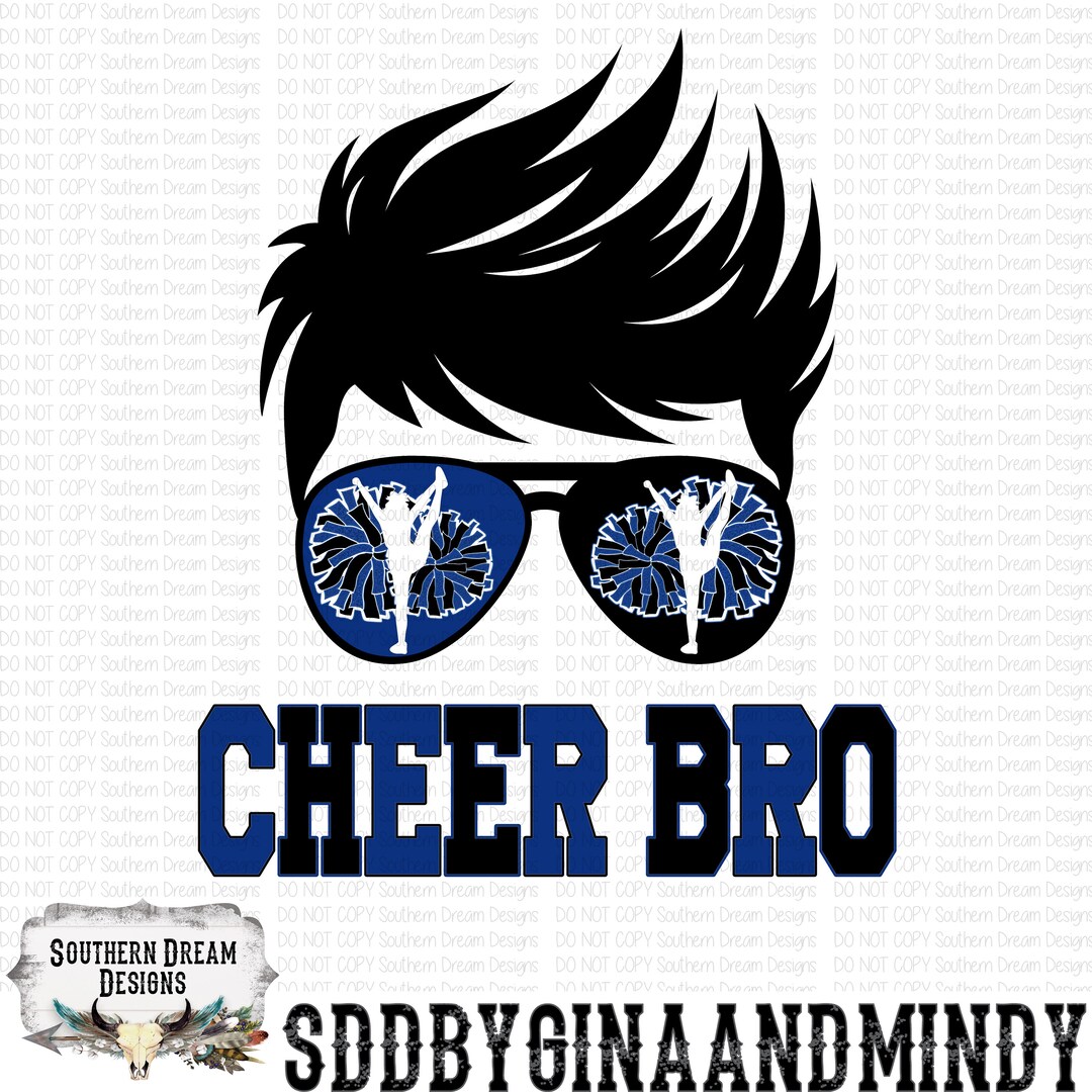 Cheer Bro PNG, Sublimation, Waterslide, Digital, Cheer Brother ...