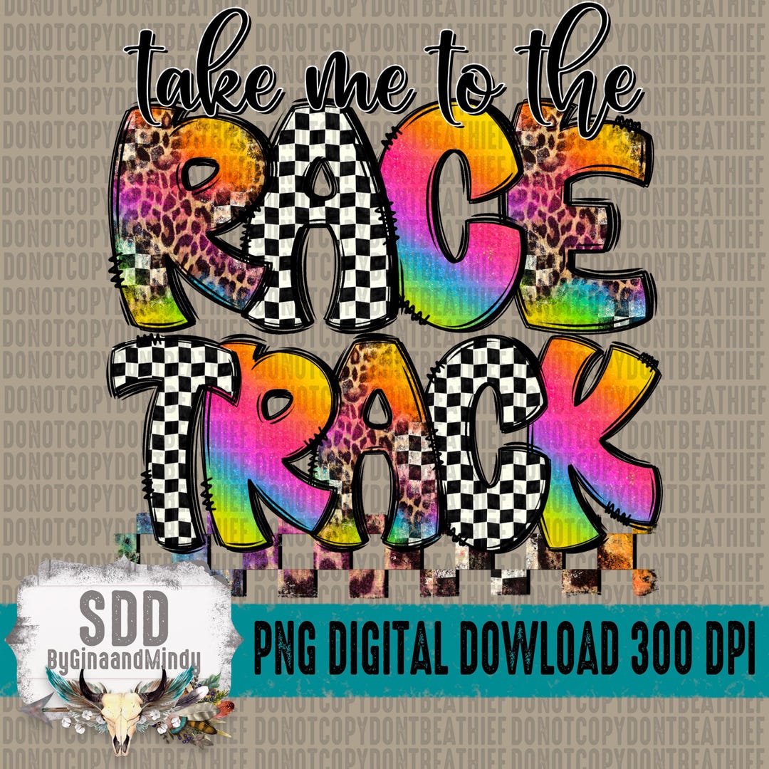 Take Me to the Race Track PNG | Doodle Letters, Checkered, Checker ...