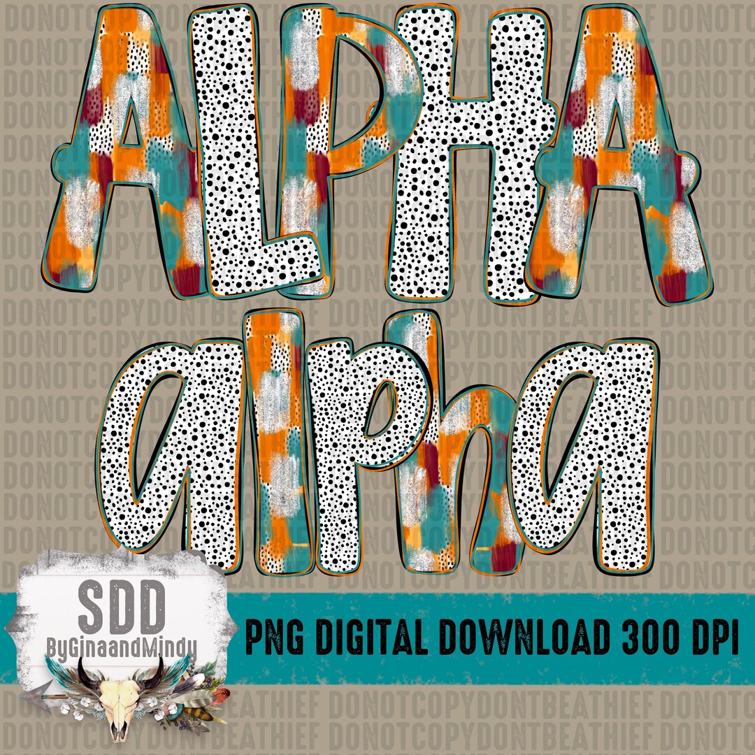 Fall Feels Doodle Alpha PNG Bundle Set | Doodle Letters, Dots, Letter ...