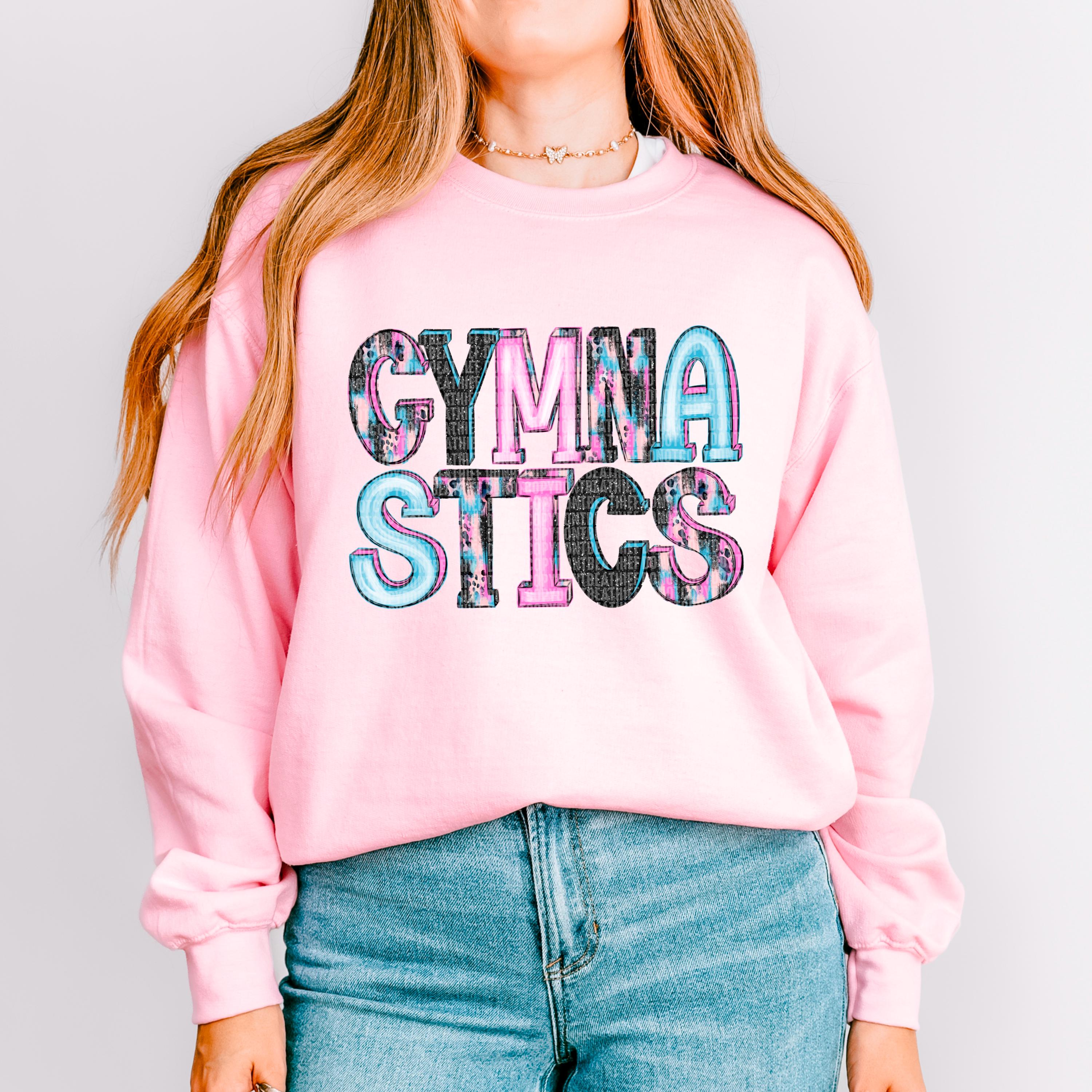 Gymnastics PNG | Trendy, Leopard, Pink, Brush Strokes, Faux Glitter ...
