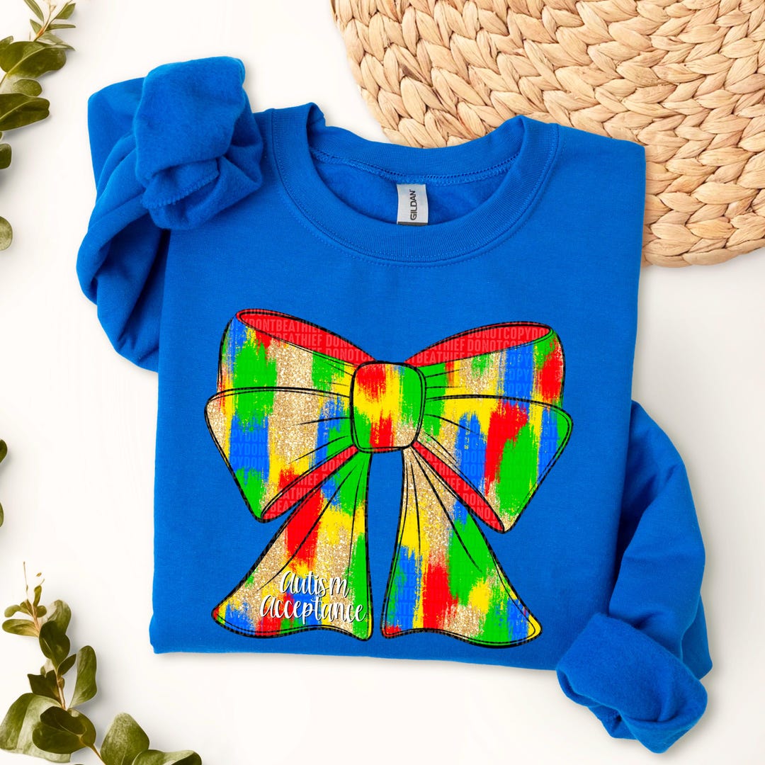 Autism PNG | Trendy, Bow, Awareness, Cause, Brush Strokes | Sublimation ...