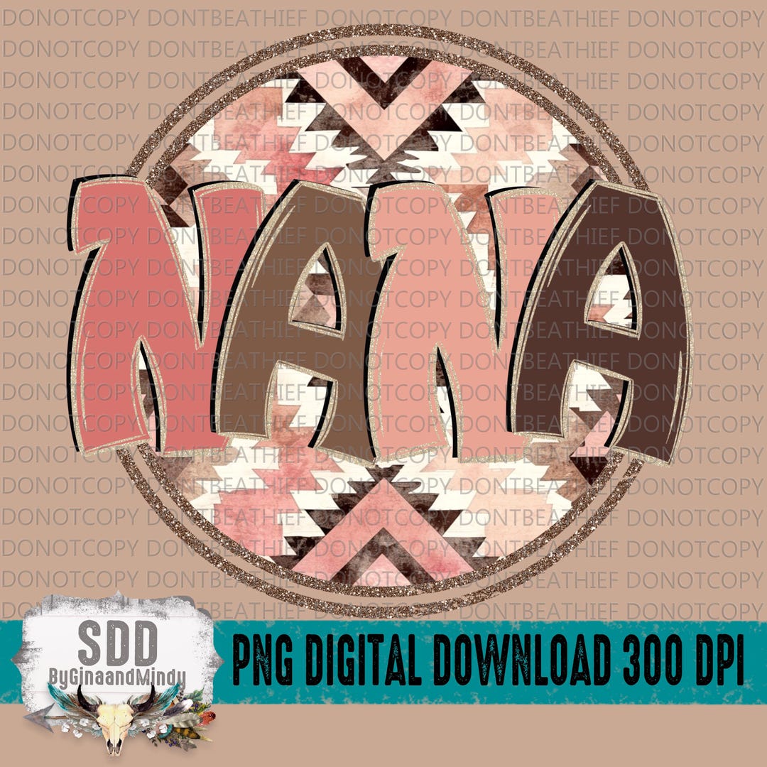Nana Western Name Title PNG | Trendy, Nana, Western, Aztec, Circle ...