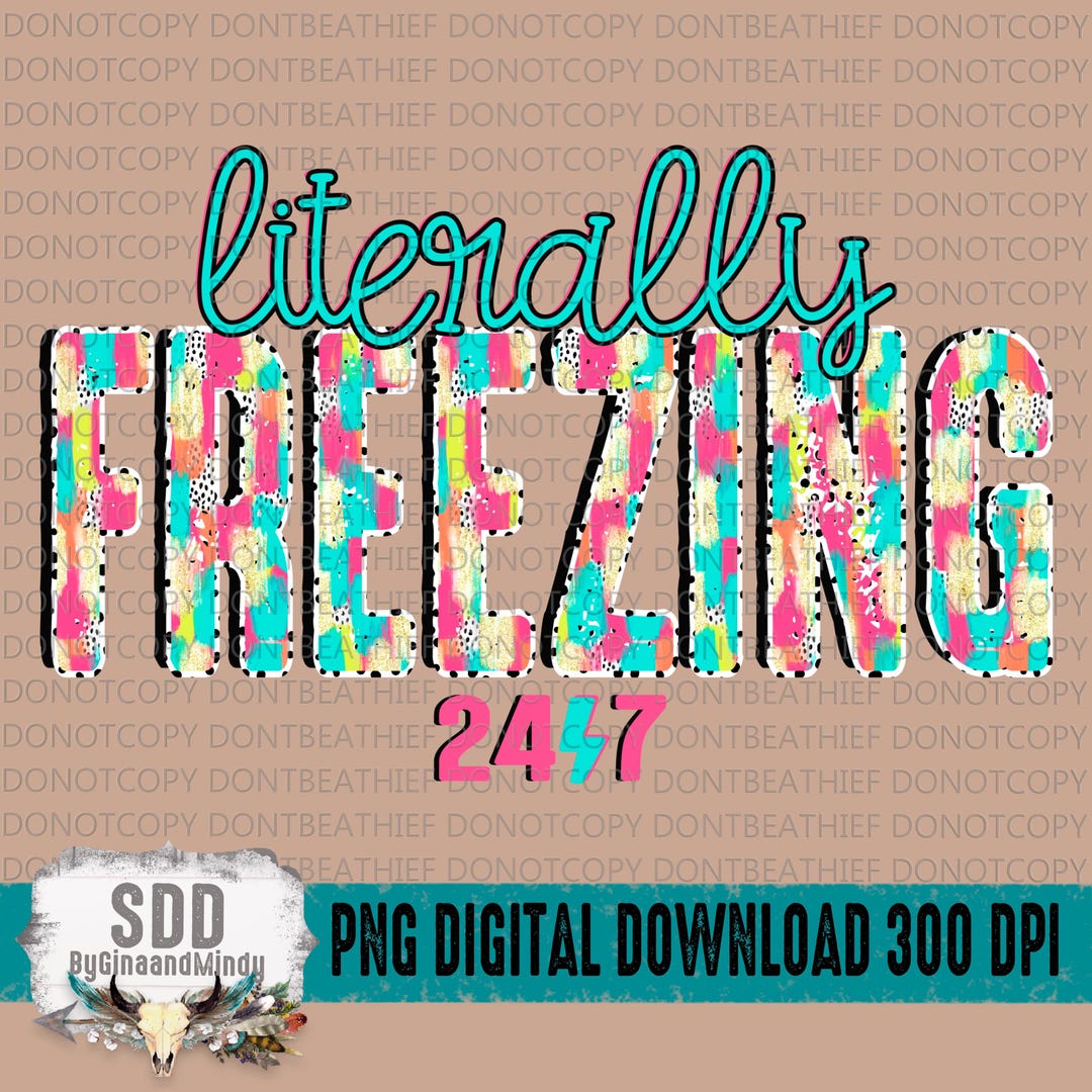 Literally Freezing PNG | Doodle Letters, Cold, Freezing, Winter ...