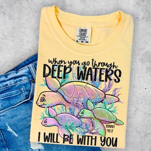Deep Waters PNG | | Sea Turtle, Summer, Faith, Scripture, Turtles ...