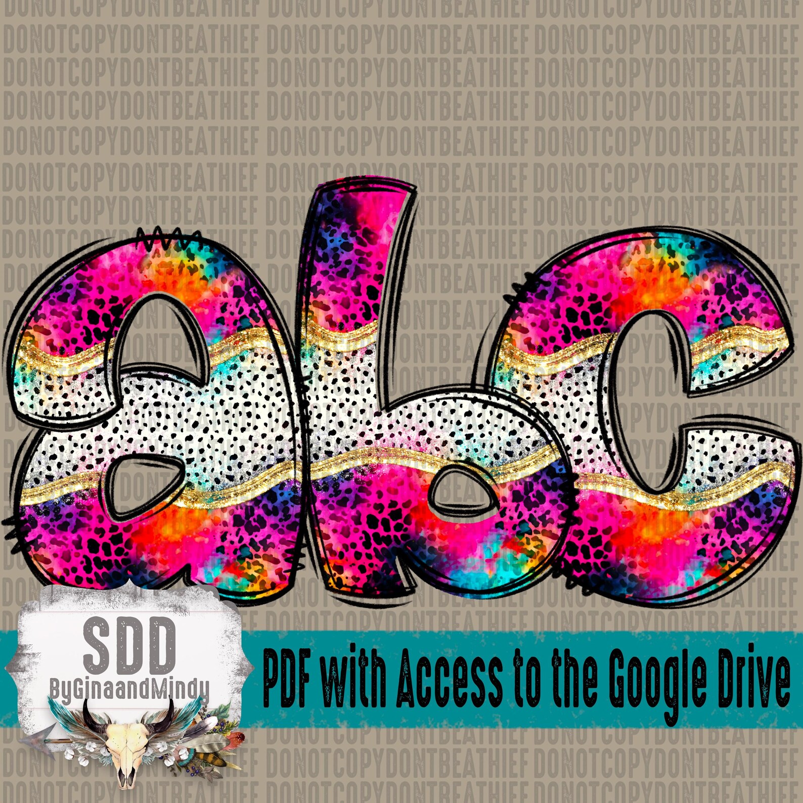 Doodle Alpha PNG Bundle Set | Doodle Letters, Summer, Neon, Glitter ...