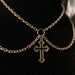 Cross Goth Necklace Stainless Steel - Etsy