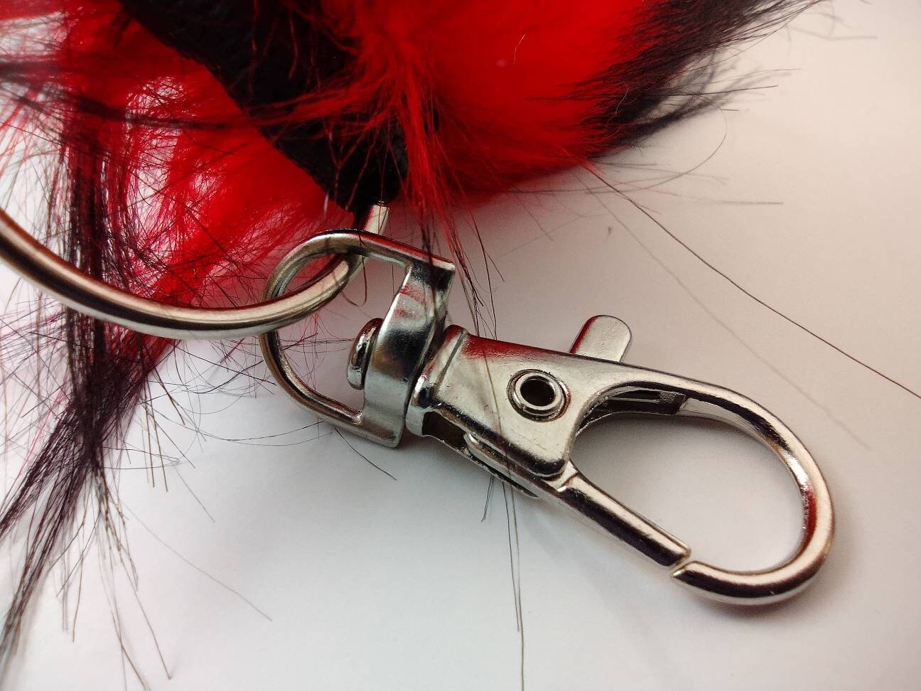 Red Wolf Clip-on Fun Fuzzy Faux Fur Tail for Kids & Adults - Etsy UK