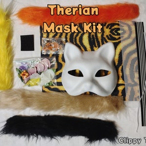 Tiger Therian Mask Kits - Etsy