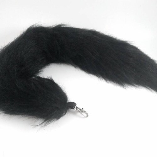 Purple Clip-on Fun Fuzzy Faux Fur Tail for Kids & Adults | Etsy