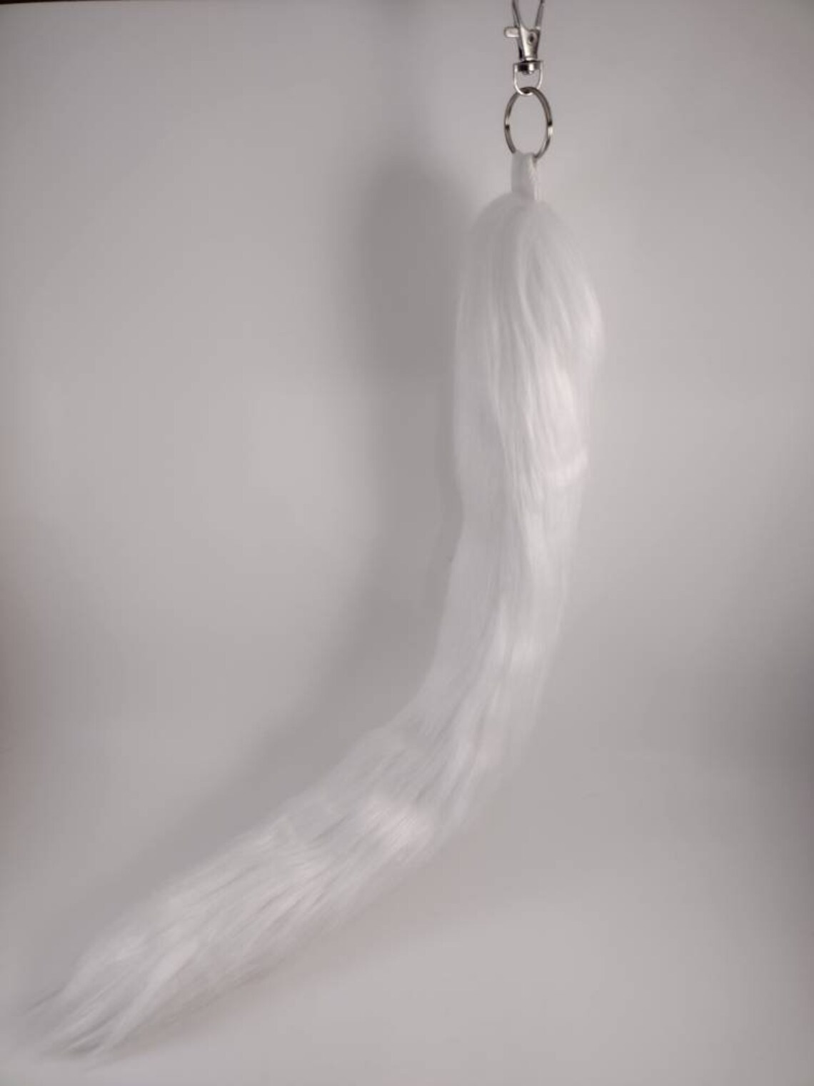 White Fun Fuzzy Faux Fur Clip-on Tail for Kids & Adults - Etsy